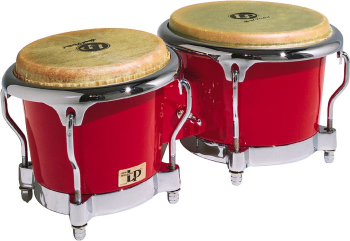 Lp Lp200xf Fiberglass Bongos Red | Jaxspan