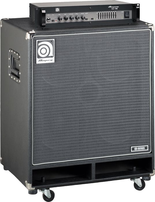 Ampeg B2RE Bass Head and B410HLF 4x10"" Half Stack | Musician's Friend