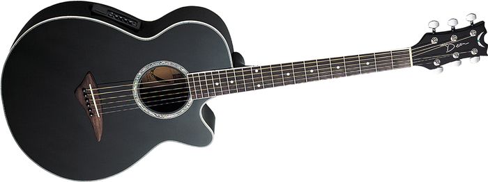 Dean Performer E Acoustic-electric Guitar Black | Jaxspan