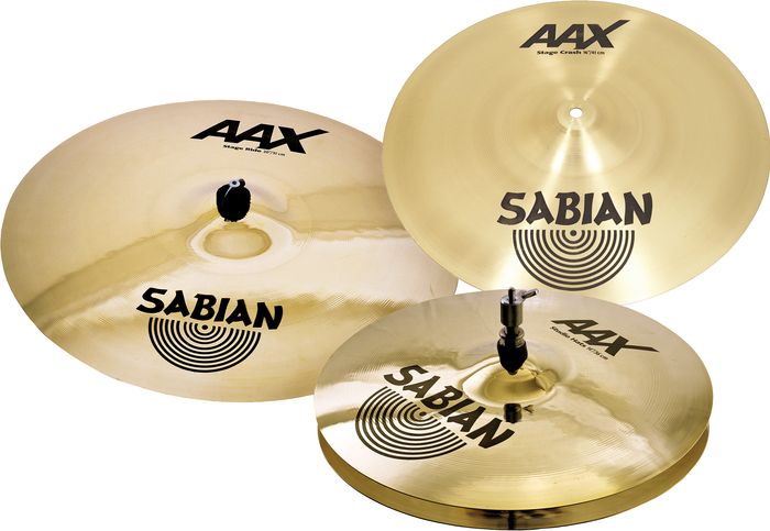 Sabian Aax Stage Performance Cymbal Set, Brilliant Finish | Musical ...