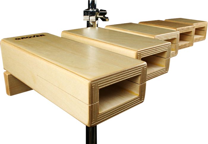 Grover Pro Open Tone Temple Blocks Set Of 5 | Jumpset