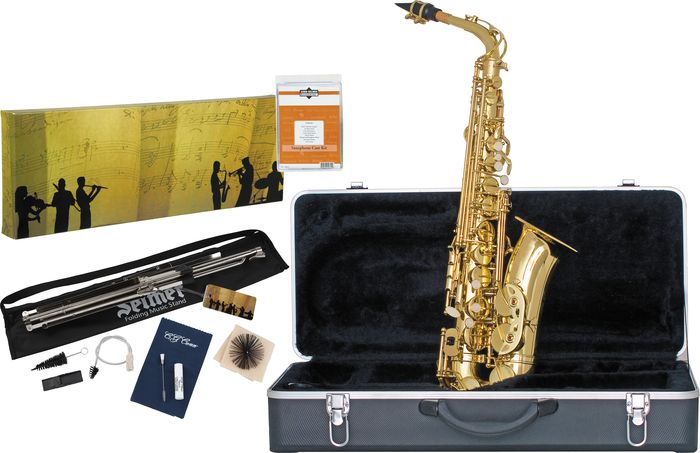 Etude Eas-100 Student Alto Saxophone With Accessory Pack | Zadel